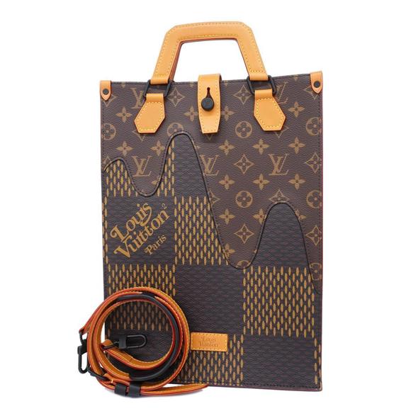 Louis Vuitton | Bags | Louis Vuitton 2way Bag Lv Squared Mini Tote Brown | Poshmark